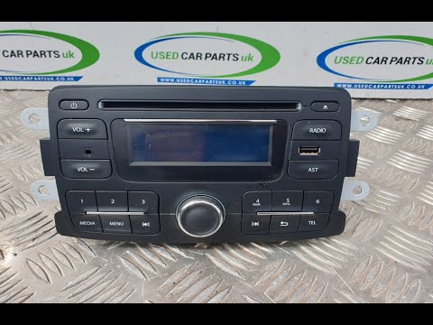 Dacia Sandero CD Player radio stereo 281150954R - YouTube