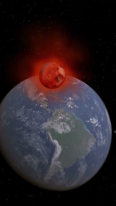 Red Hot Pluto Crashes Into Earth! (Universe Sandbox) - YouTube