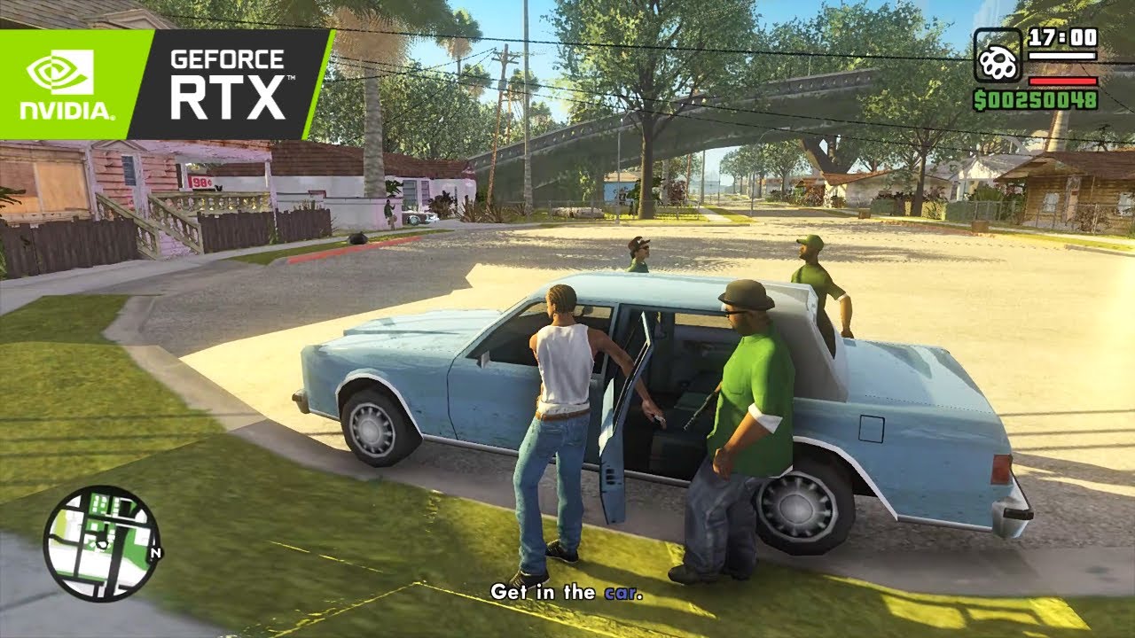 GTA San Andreas Remastered 'Drive Thru' Mission Gameplay With Realistic ...