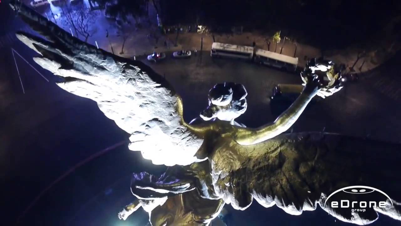 Angel de la Independencia - Mexico DF. DRONE - YouTube