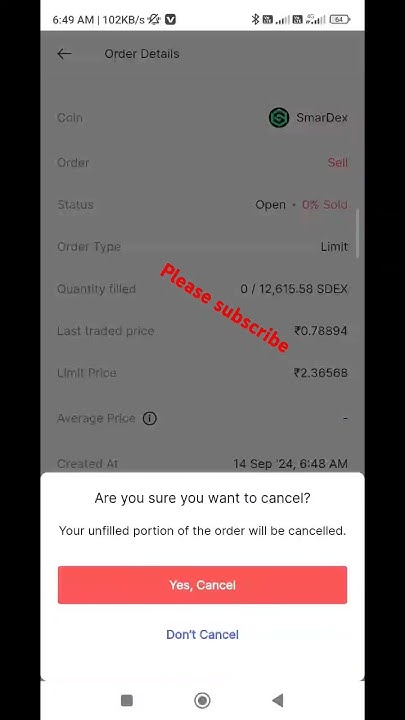 How to remove limit price in CoinDcx crypto currency - YouTube