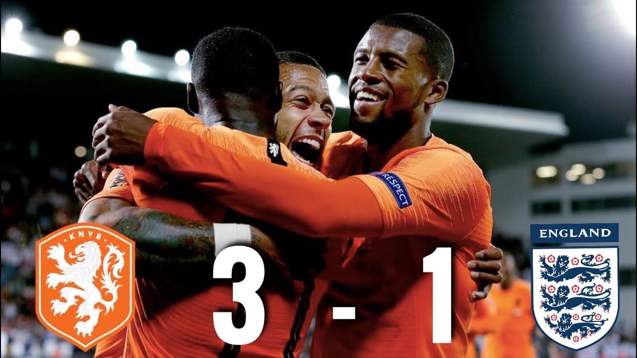 Netherlands vs England [3-1], Nations League Semi-Final 2019 - Frenkie ...