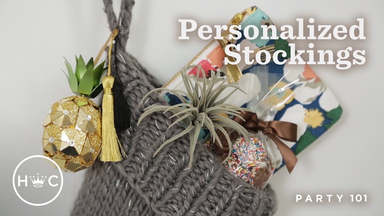 Personalized Stocking Exchange | Party 101 - YouTube
