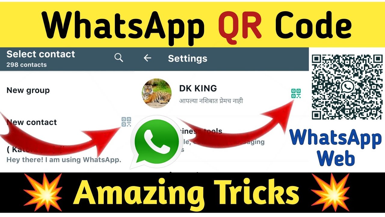 WhatsApp Scanner amazing Tricks | WhatsApp QR codes scan | WhatsApp Web ...