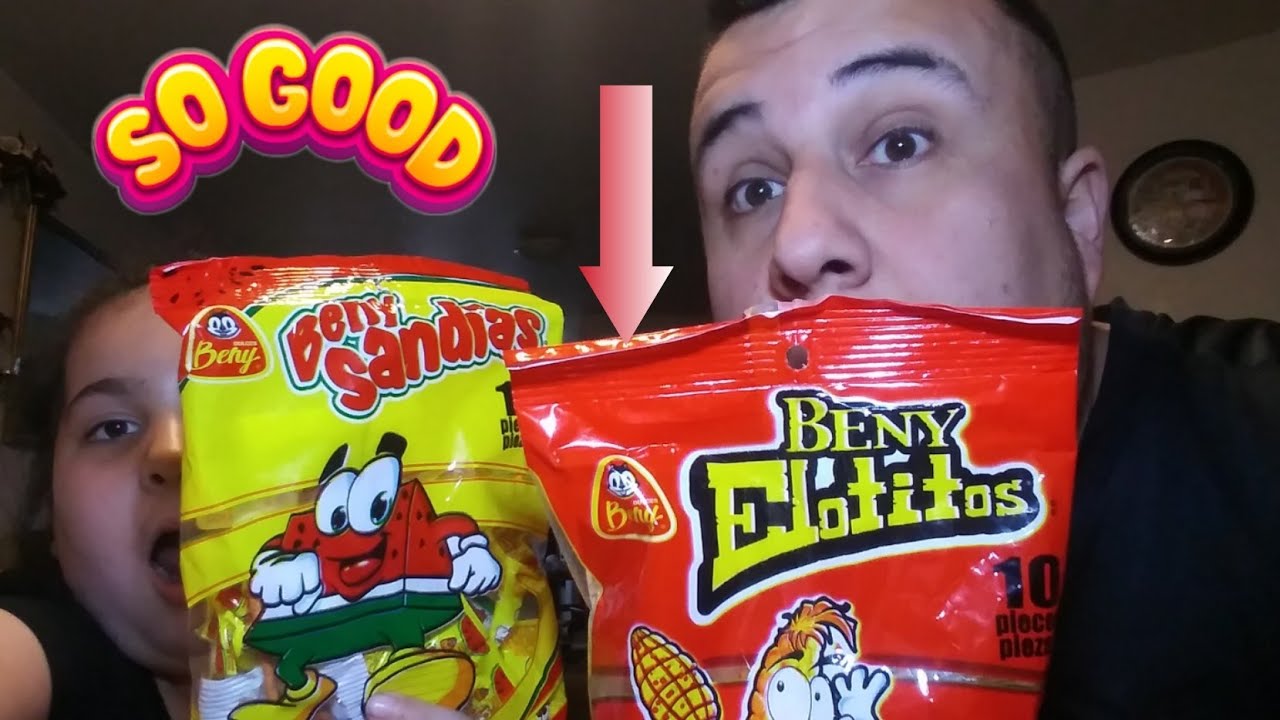 TRYING DULCES BENY MEXICAN CANDY (SO GOOD) - YouTube