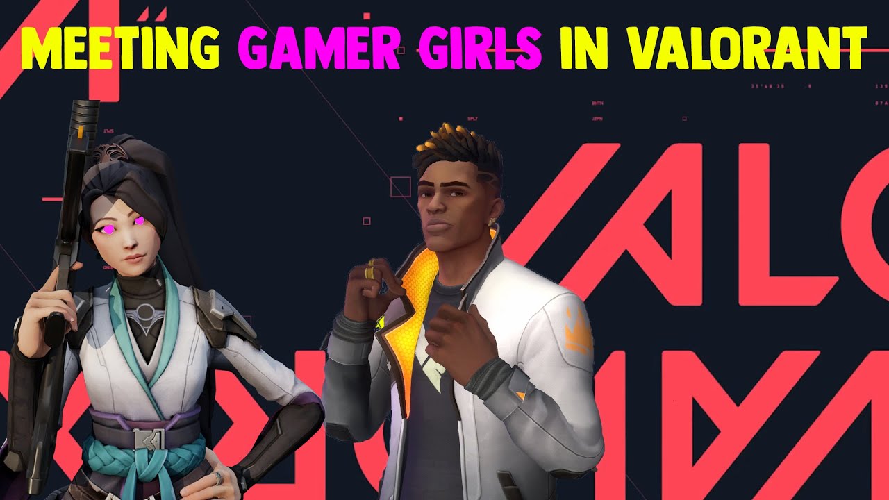When girls play valorant - YouTube