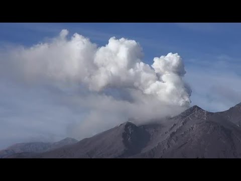 Volcanic Smoke Stock Video - YouTube