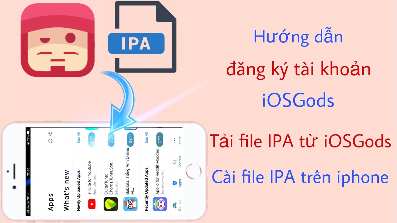 Cách đăng ký tài khoản iOSGods | Cách tải file IPA từ iOSGods | Cài file IPA trên iphone ...