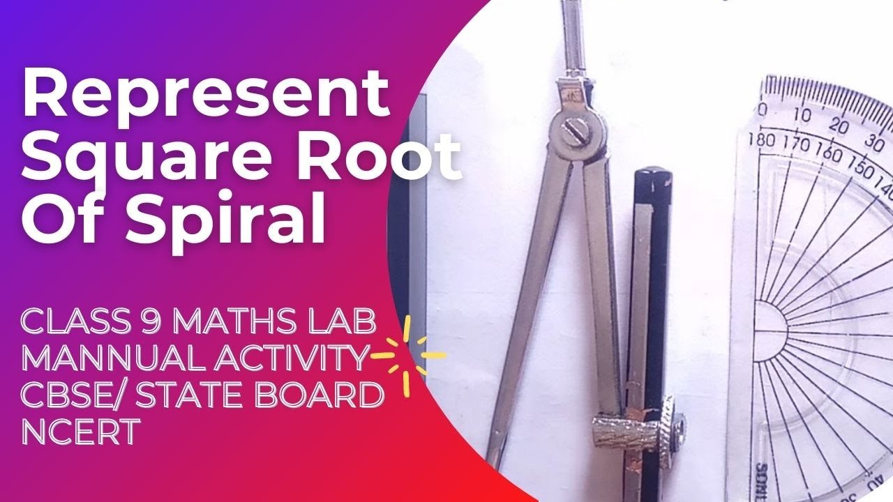 How To Represent Square Root Of Spiral On Number Line - YouTube