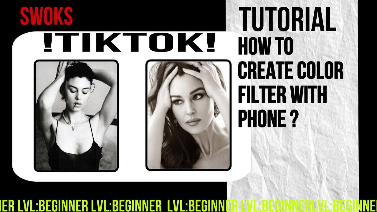 How to create a color filter for a TikTok? Effect House - YouTube
