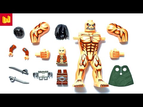 LEGO Eren Yeager dan Eren Titan dari serial Attack on Titan | Anime ...