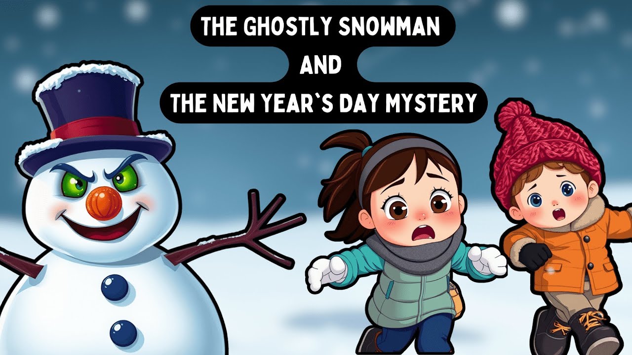 The Ghostly Snowman And The New Year's Day Mystery | Bedtime stories ...