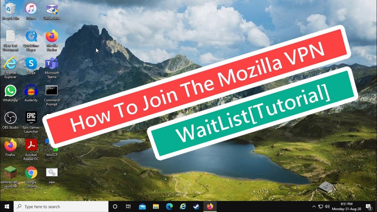 How To Join The Mozilla VPN Waitlist [Tutorial] - YouTube