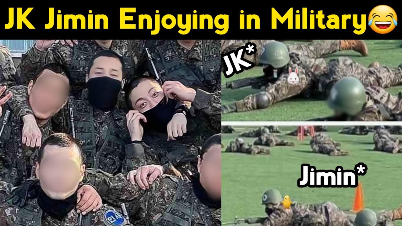 Jungkook Jimin Enjoying in Military 😂| Jikook Military New Photos 🥳 # ...
