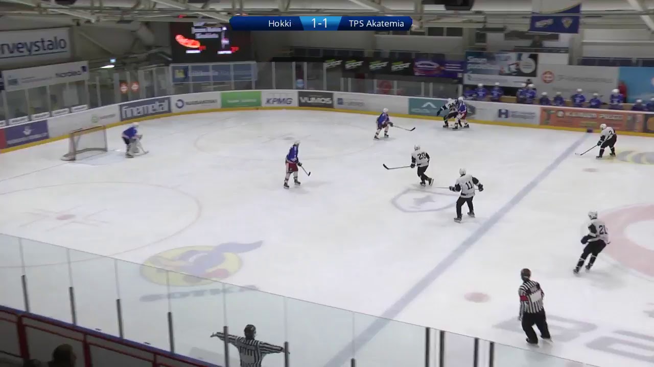 Hokki vs TPS Akatemia - YouTube