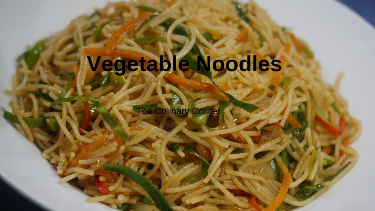 Vegetable Noodles - YouTube
