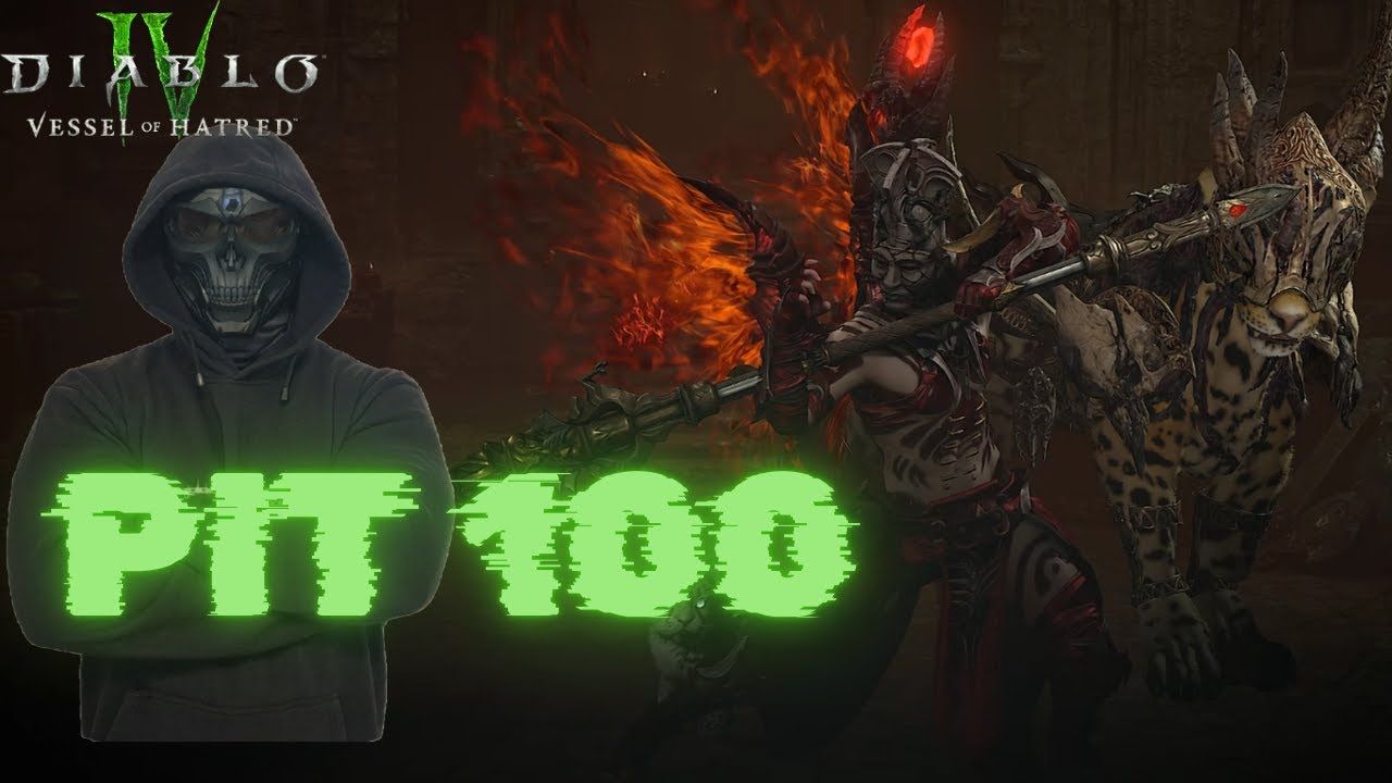 Diablo 4 S6 - PIT 100 - Evade Eagle Spiritborn - YouTube