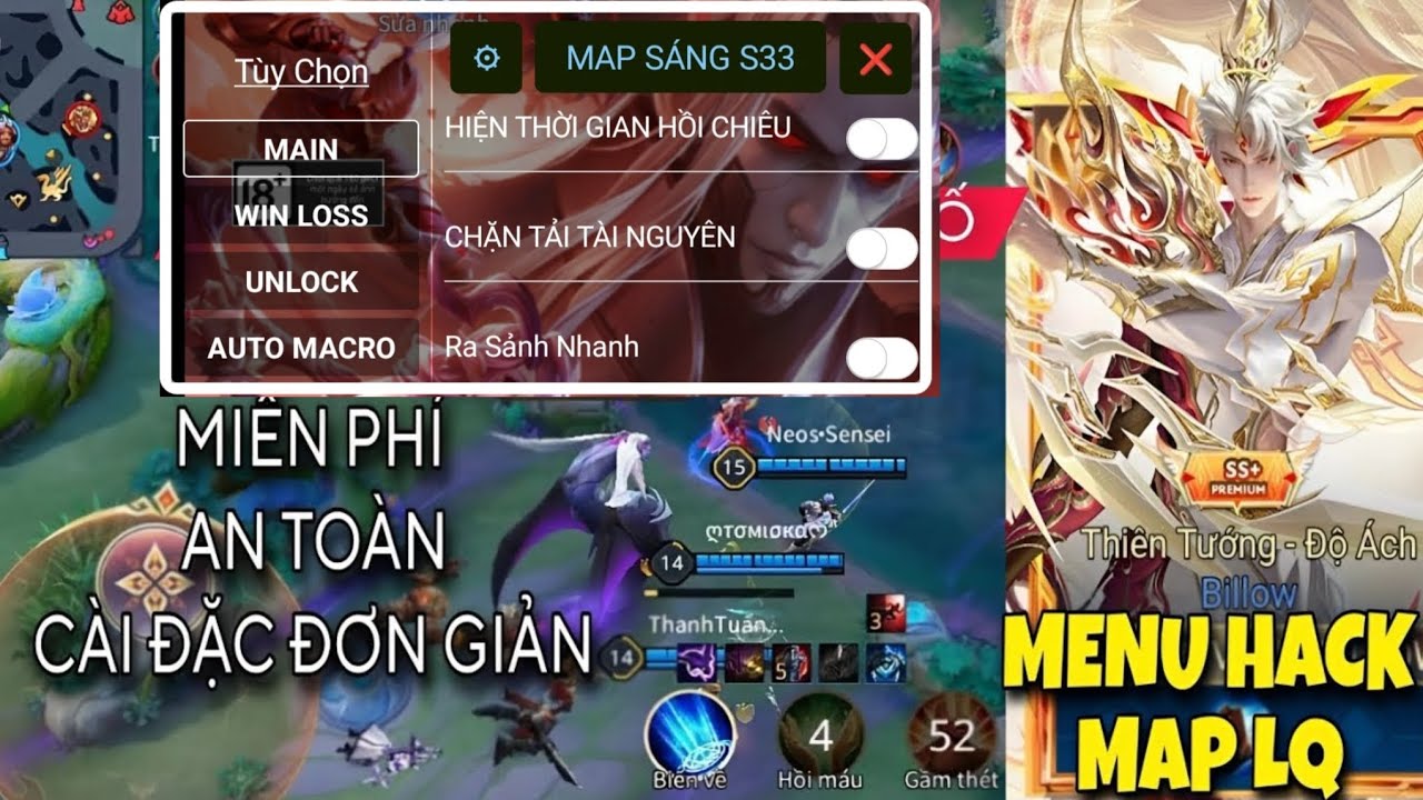 HACK MAP LIÊN QUÂN MỚI NHẤT | HACK LIÊN QUÂN | FULL CHỨC NĂNG XỊN MÙA 33 MIỄN PHÍ ANTIBAND - YouTube