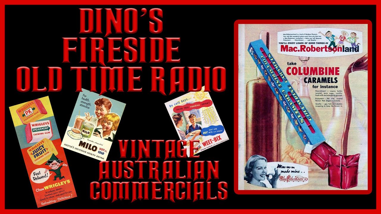 Vintage Australian Commercials Radio Ads Old Time Radio - YouTube