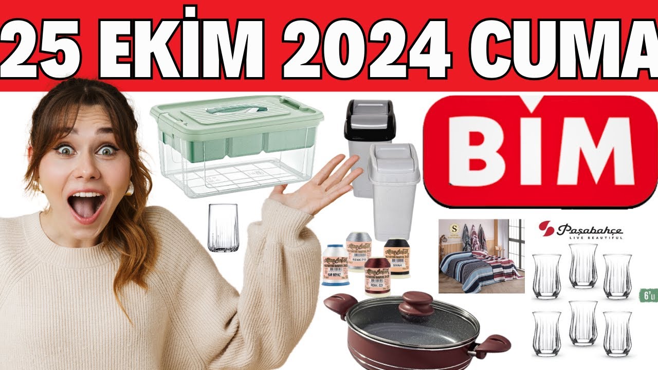 BİM 25 EKİM 2024 AKTÜELİ MUTFAK MALZEMELERİ VE SAKLAMA KAPLARINDA BÜYÜK ...