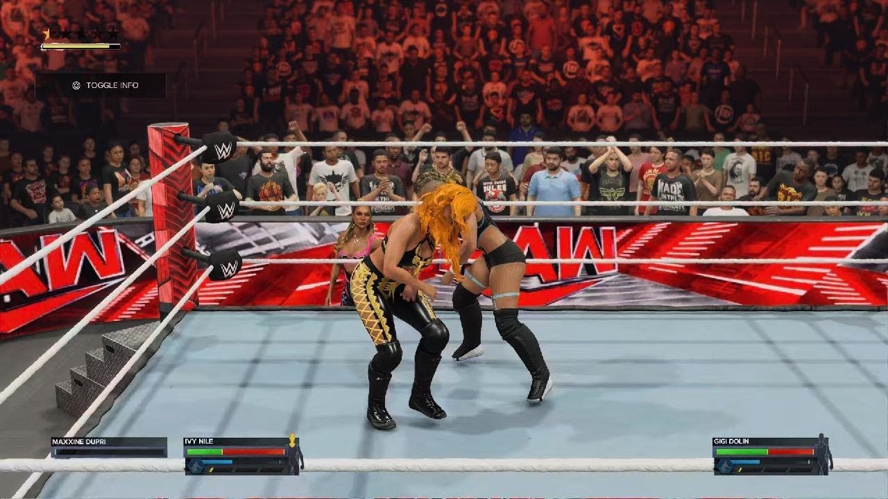 WWE Queen Of The Ring Qualification Match - Ivy Nile vs Gigi Dolin ...