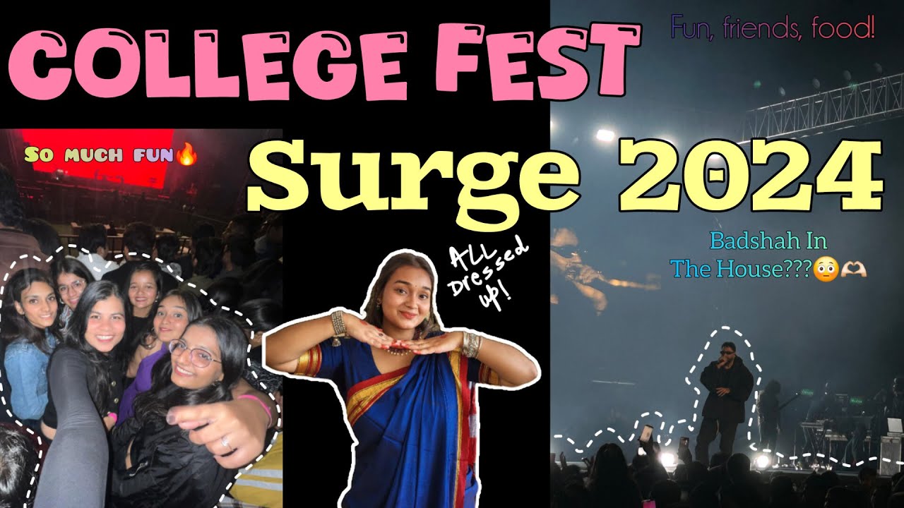 College Fest *SURGE 2024* | @badshahlive at GS University| dance| music ...