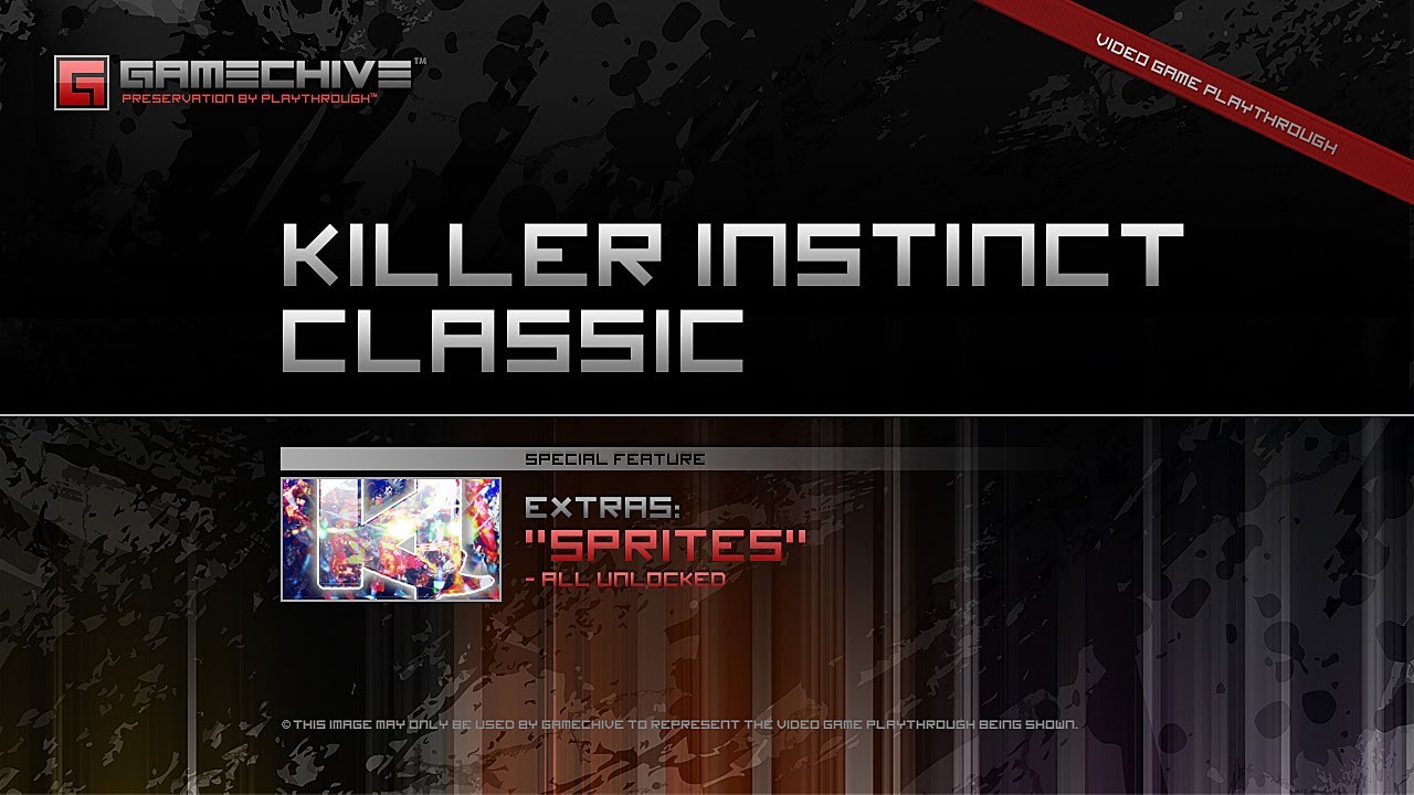 Killer Instinct Classic (XB1) Gamechive (Extras: Sprites, All Unlocked ...