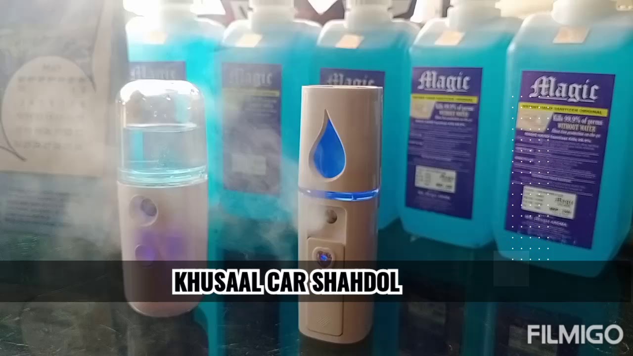 Sanitization Machine Available at Khusaal Car - YouTube