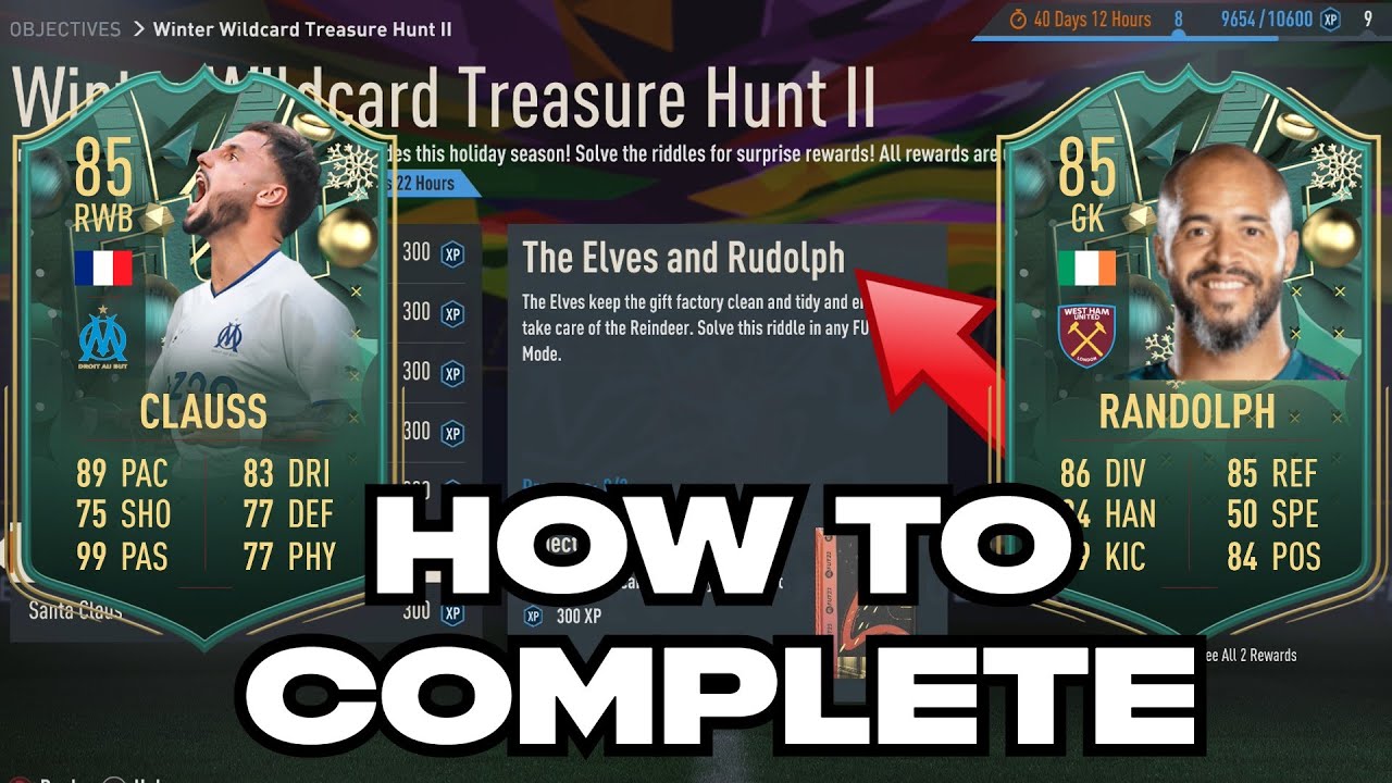 HOW TO COMPLETE THE ELVES AND RUDOLPH & SANTA CLAUS OBJECTIVES FIFA 23 ...