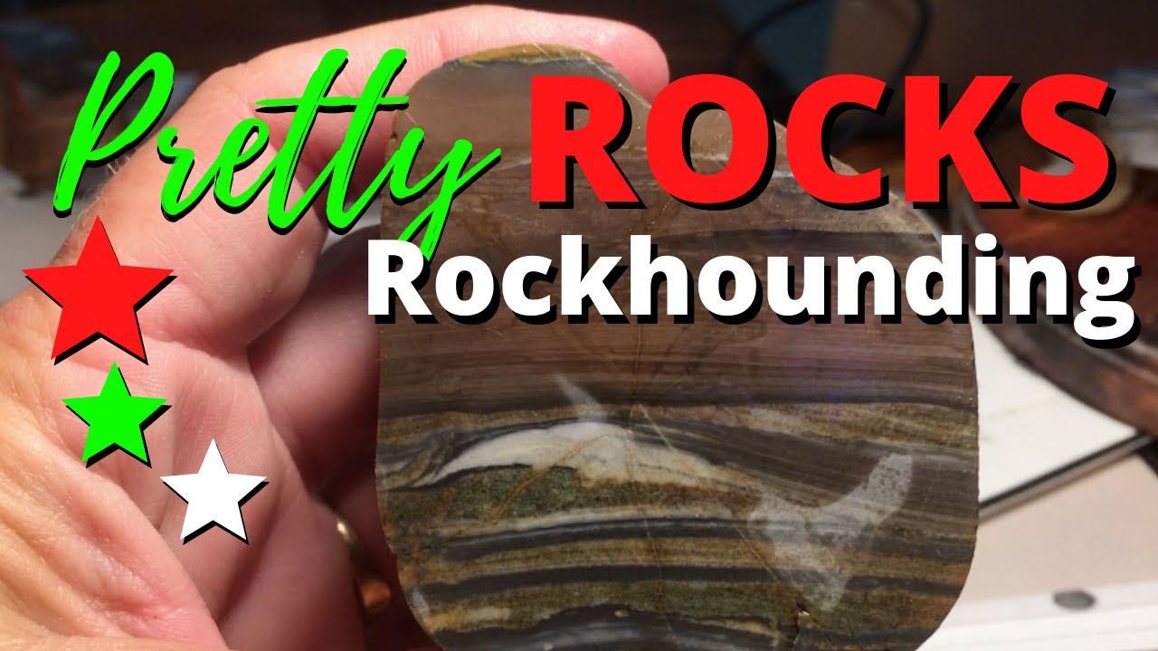 PRETTY rocks INSIDE and OUT - rockhounding a gravel bar on the ...