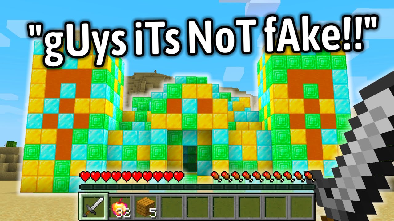 The FUNNIEST FAKE Minecraft Speedruns... - YouTube
