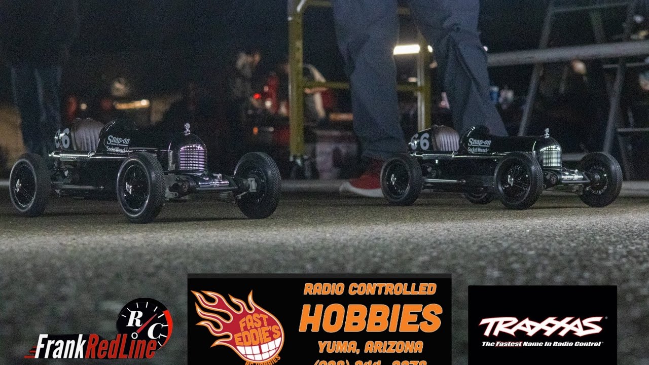 Traxxas snap on sprint car at the track - YouTube