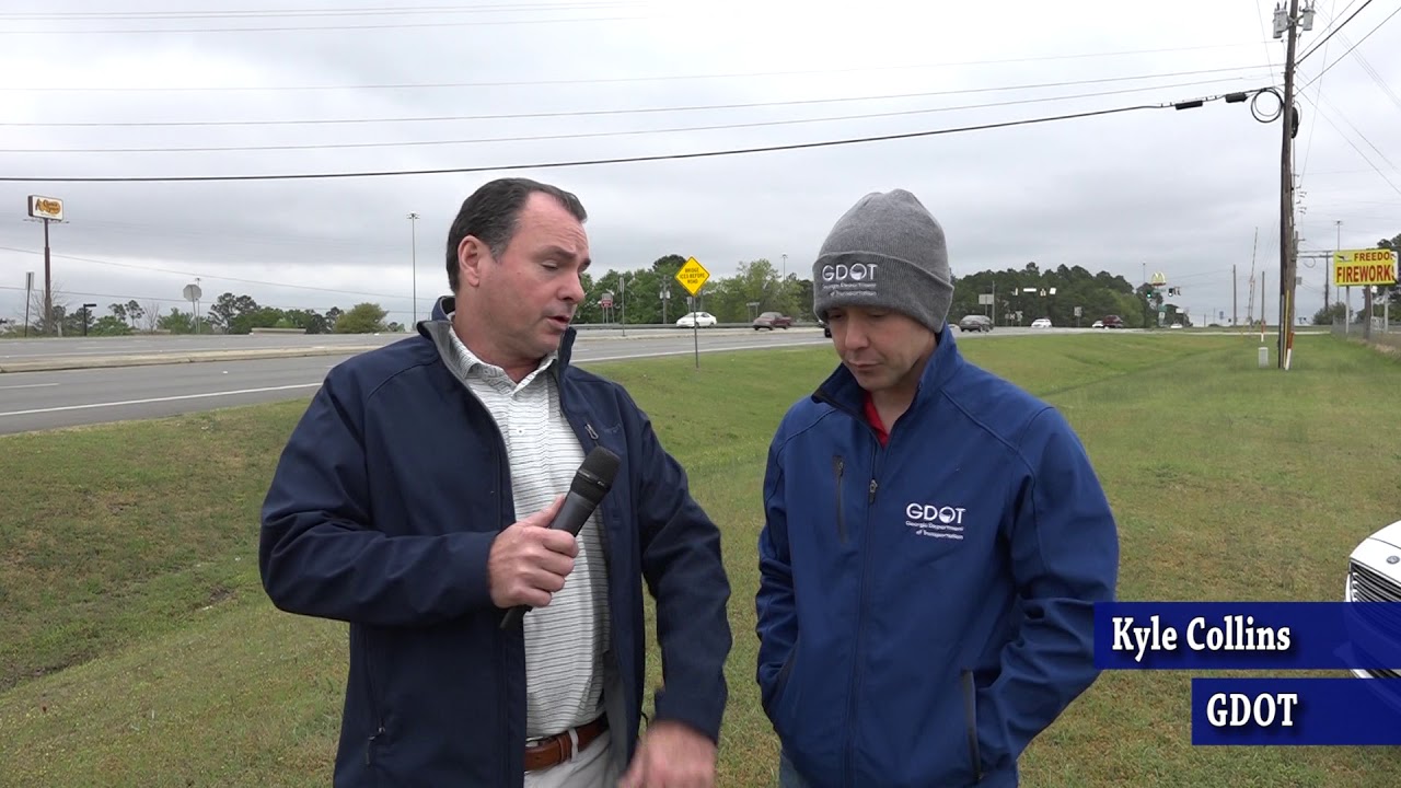 Kyle Collins with GDOT on Upcoming Road Work - YouTube