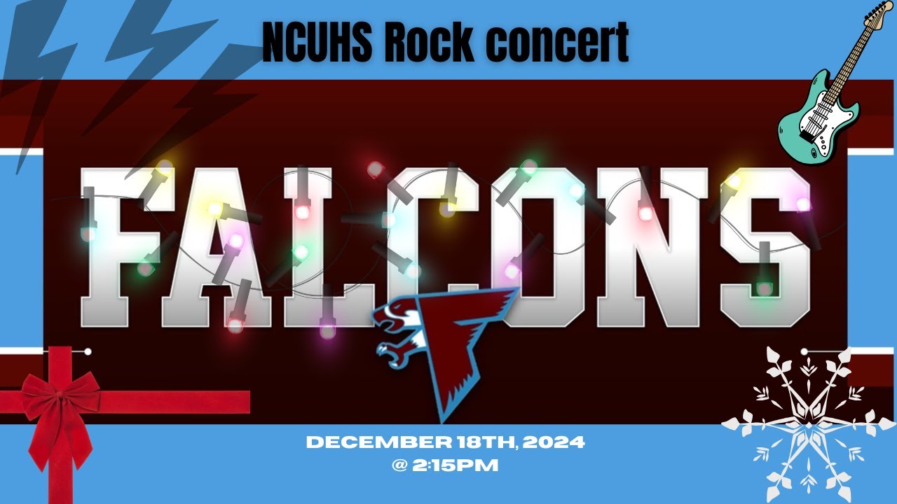 NCUHS Holiday Rock concert - YouTube