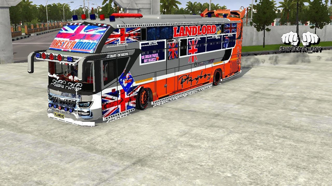 Landlord bussid skin - YouTube