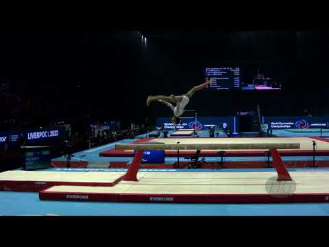 KELLY Olivia (BAR) - 2022 Artistic Worlds, Liverpool (GBR) - Qualifications Balance Beam