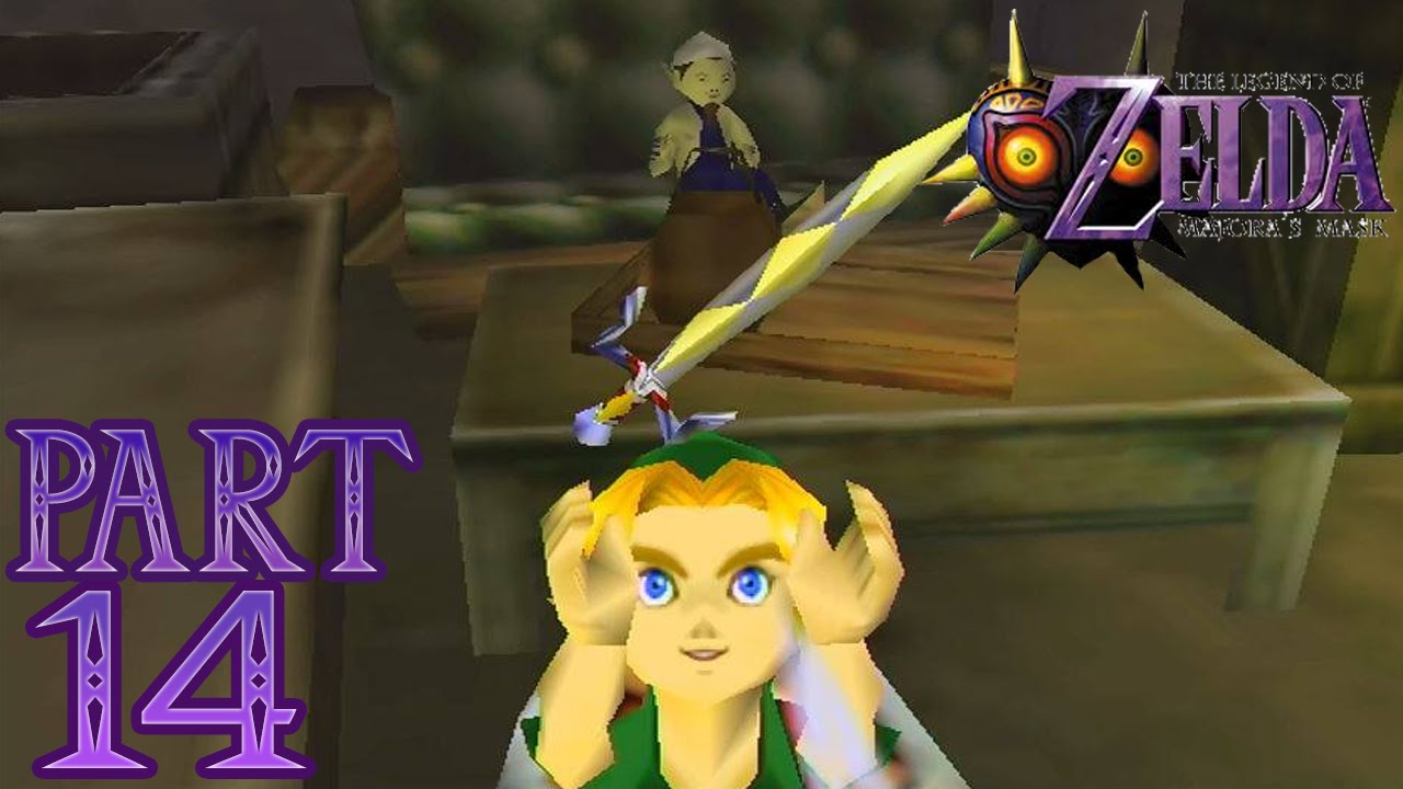 The Legend of Zelda: Majora's Mask - Part 14 - Gilded Sword - YouTube