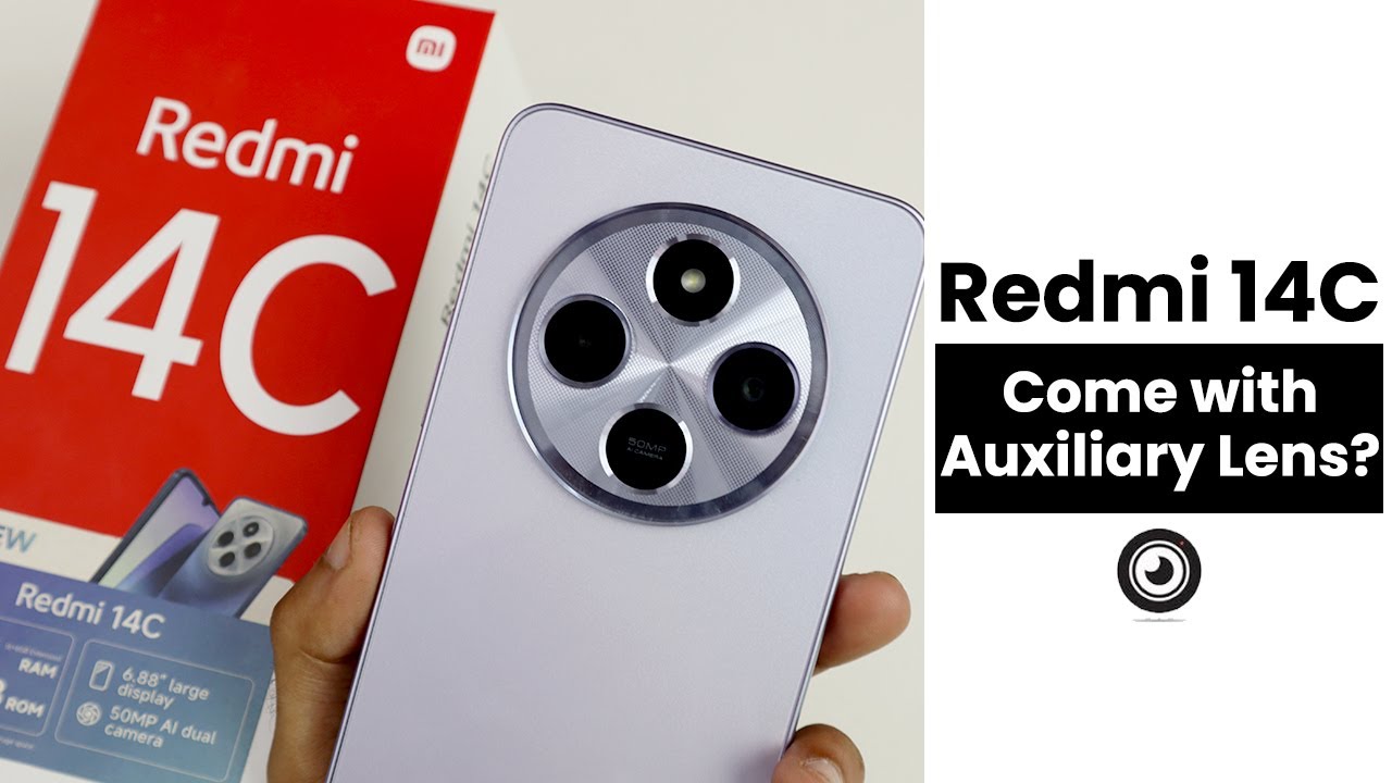 Does Redmi 14C Come With Auxiliary Lens? - YouTube