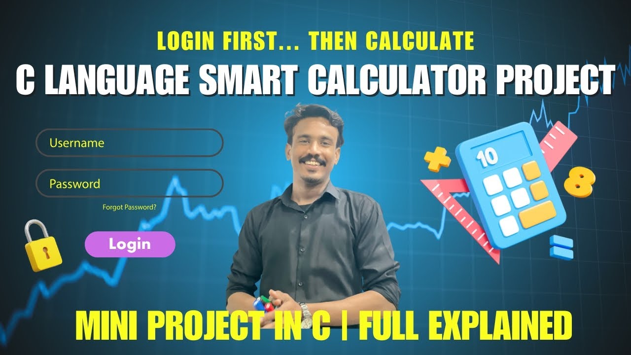 C Language Mini Project - Calculator with Login Feature (Full ...