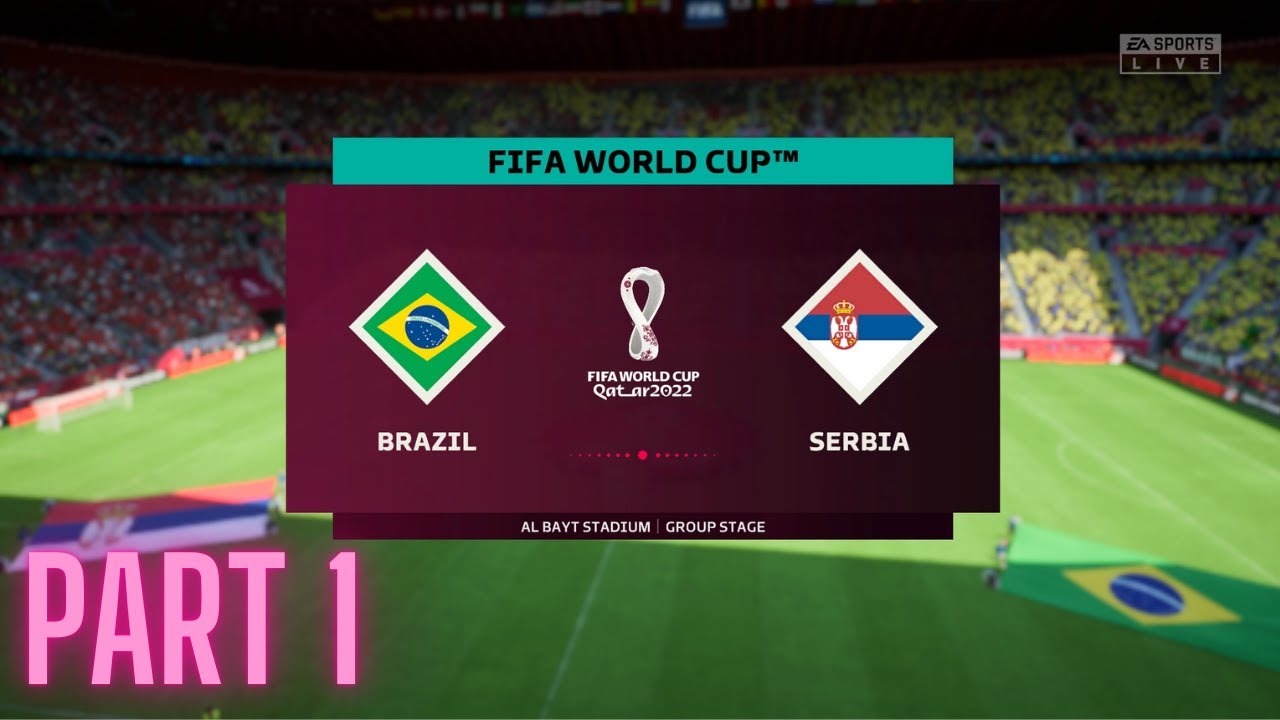 FIFA World Cup Qatar 2022 Brazil Walkthrough Part 1 - FIFA 23 - YouTube
