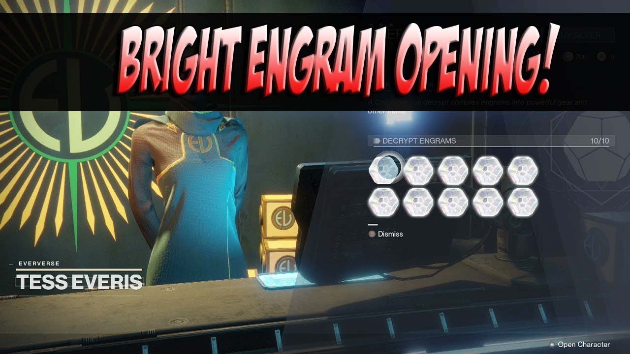 Destiny 2 -Bright engram Opening - (PS4) - YouTube