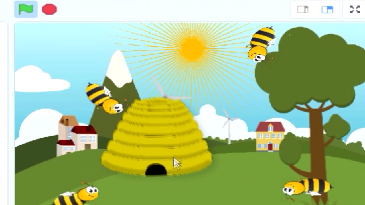 Scratch Bees and Beehive Game | Arılar ve Kovanları Oyun | English ...