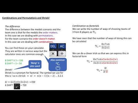 M2 1 4a 1 Combinations, permutations and Pascal's triangle - YouTube