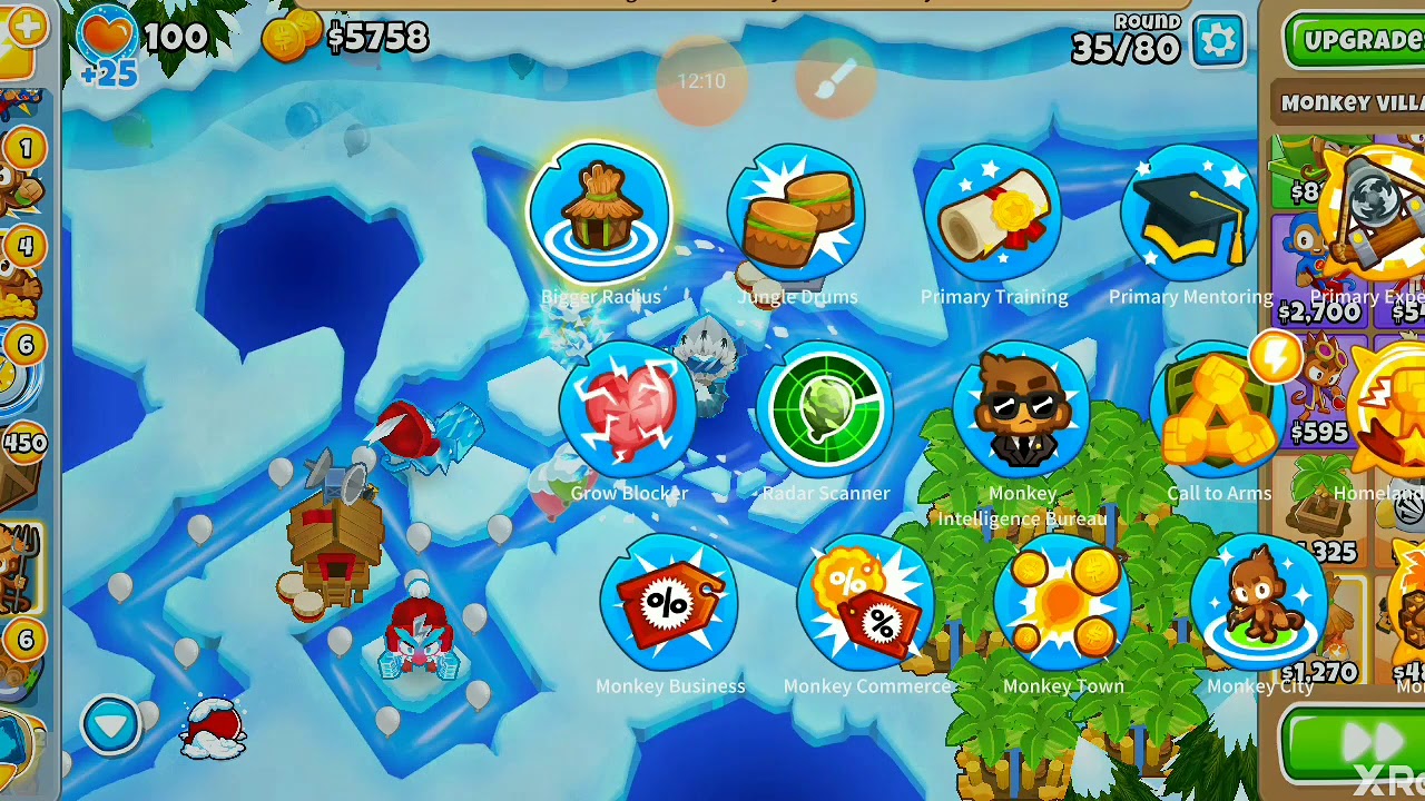 Playing Bloons td 6 only ice monkey (Part 8) - YouTube