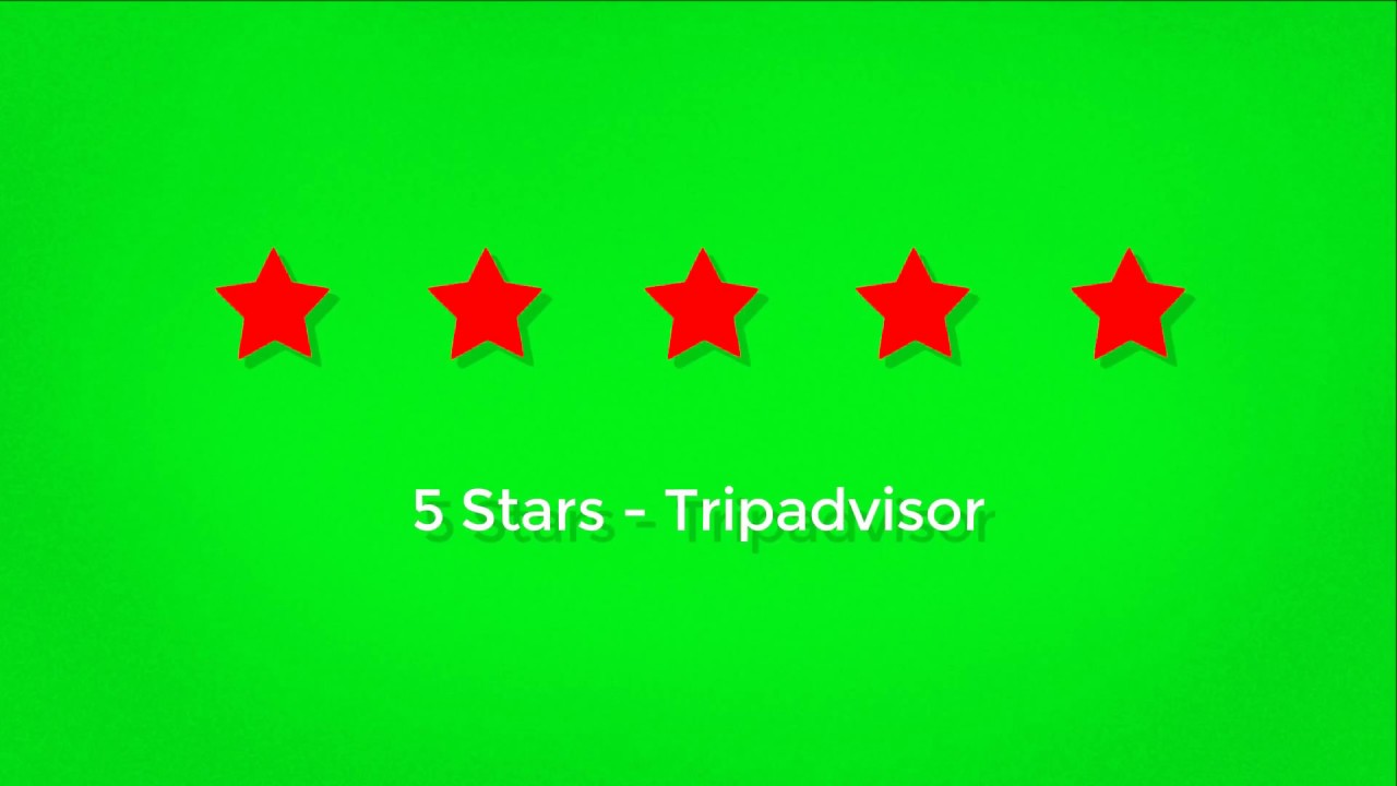 5 Star Rating for - Tripadvisor - chroma-green - YouTube