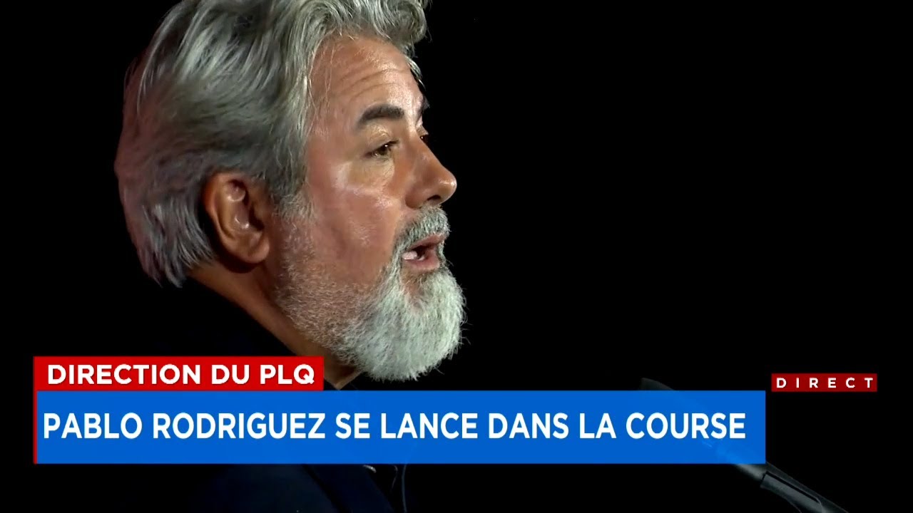 Direction du PLQ: Pablo Rodriguez se lance dans la course - YouTube