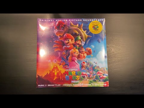 THE SUPER MARIO BROS. MOVIE soundtrack VINYL unboxing - YouTube