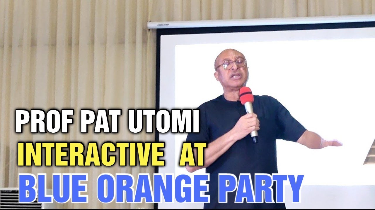 PROF PAT UTOMI INTERACTIVE AT BLUE ORANGE PARTY - YouTube