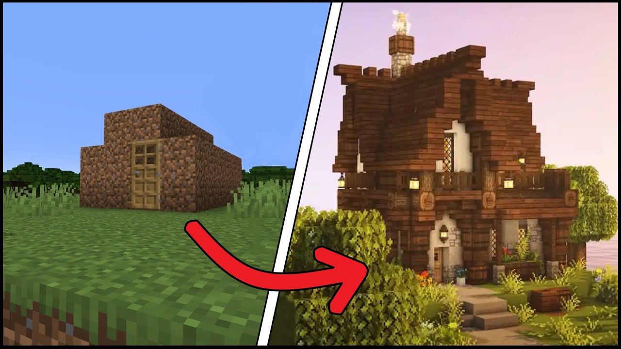 STAVBA DOMU - MINECRAFT SURVIVAL 🏡 - YouTube