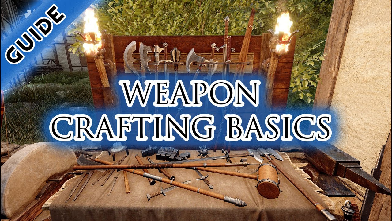 Mortal Online 2 Weapon Crafting Tutorial 4k Basic Guide on How to make ...